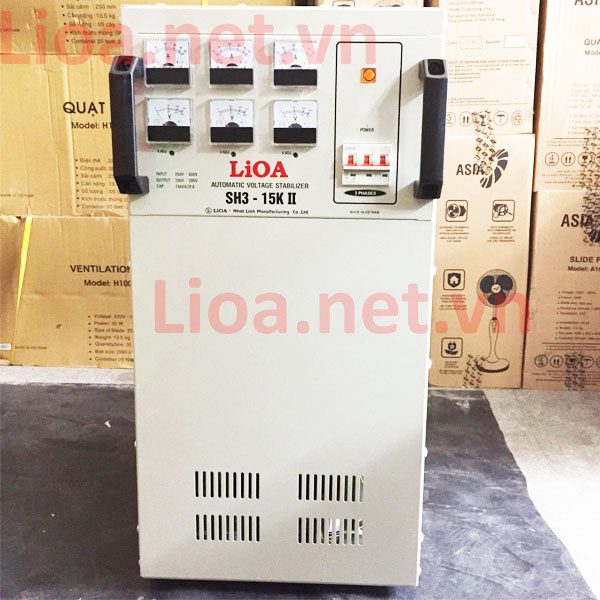 [ 2021 ] Ổn áp Lioa 15KVA 3 Pha Gồm 2 Model SH3 - 15KII và DR3 - 15KII