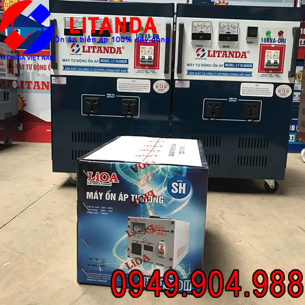 Ổn áp lioa 1kva Có 3 model đó là SH-1000VA, DRI-1000VA, DRII-1000VA