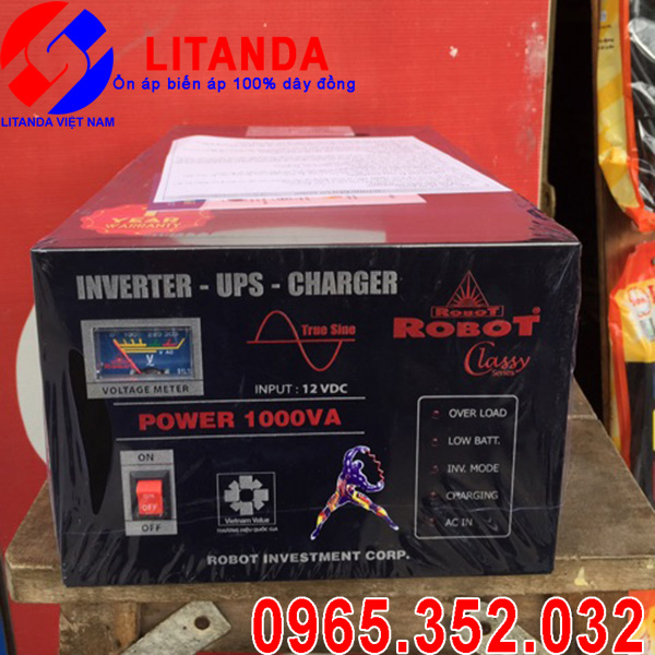 Bộ Đổi Nguồn 12V Sang 220V 3000W 2000W 1000W Robot Lioa Litanda